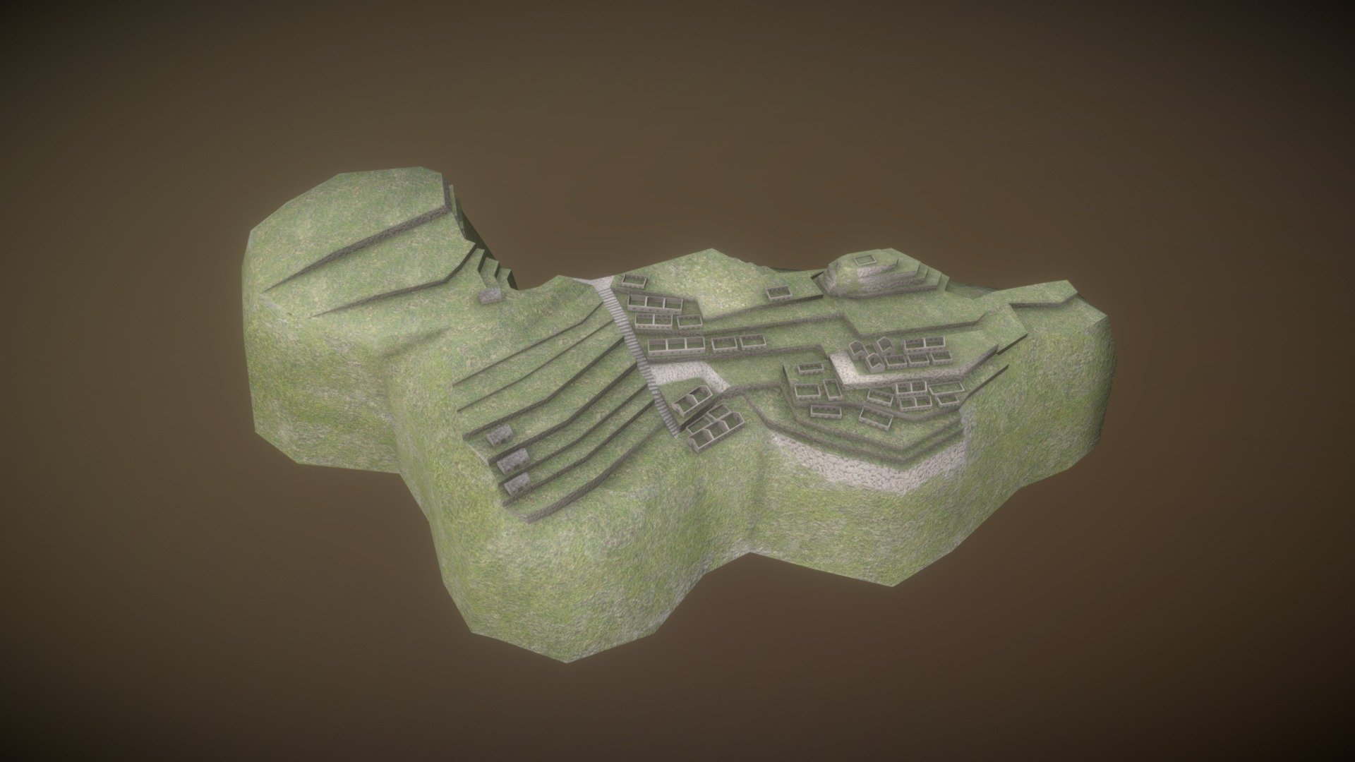 Machu Picchu - Low Poly - Buy Royalty Free 3D model by Machine Meza ...