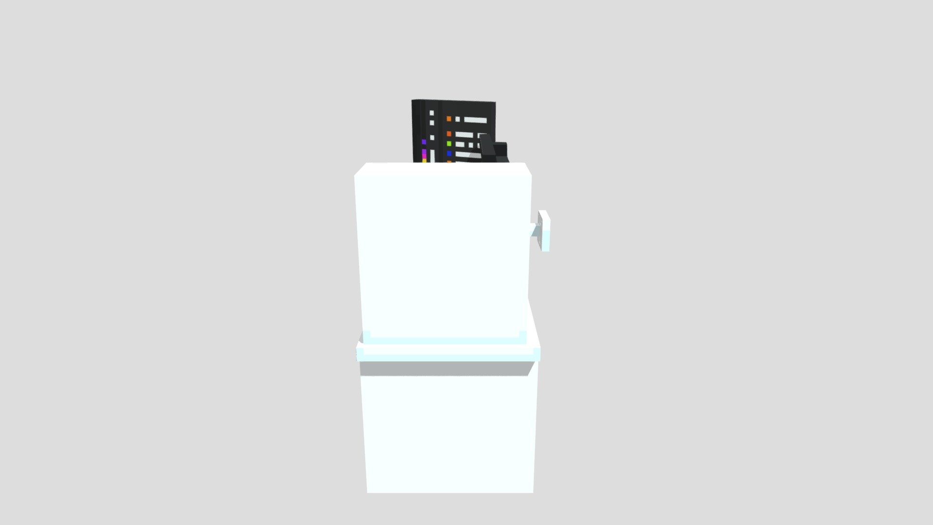 White PC Setup - 3D model by PixelRealityES [97273e3] - Sketchfab