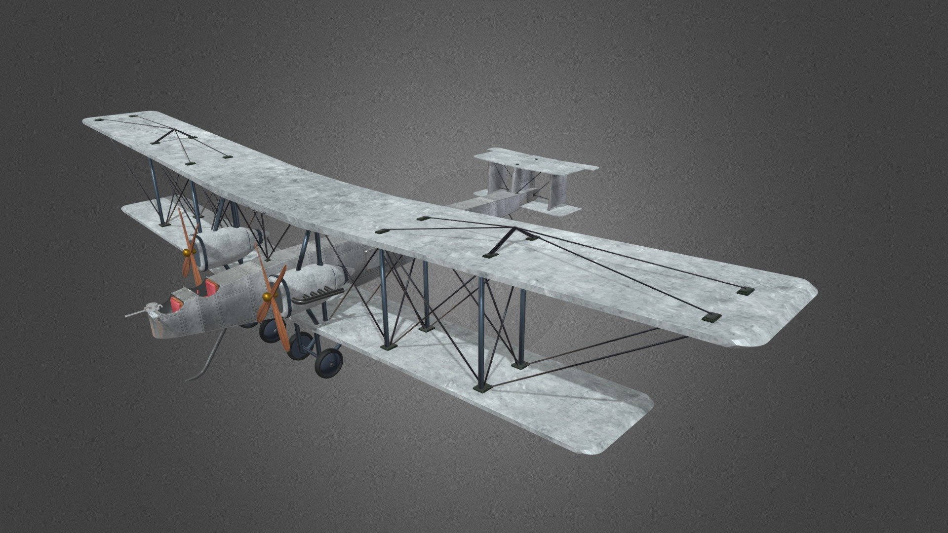 Handley-Page HP.12 - Heavy bomber - 3D model by vazquez.se [9728845 ...