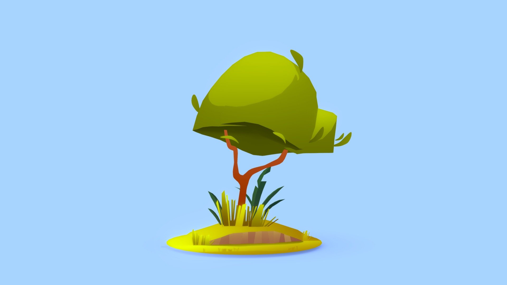 Stylized Bush - Buy Royalty Free 3D model by Stylized Box (@Stylized ...