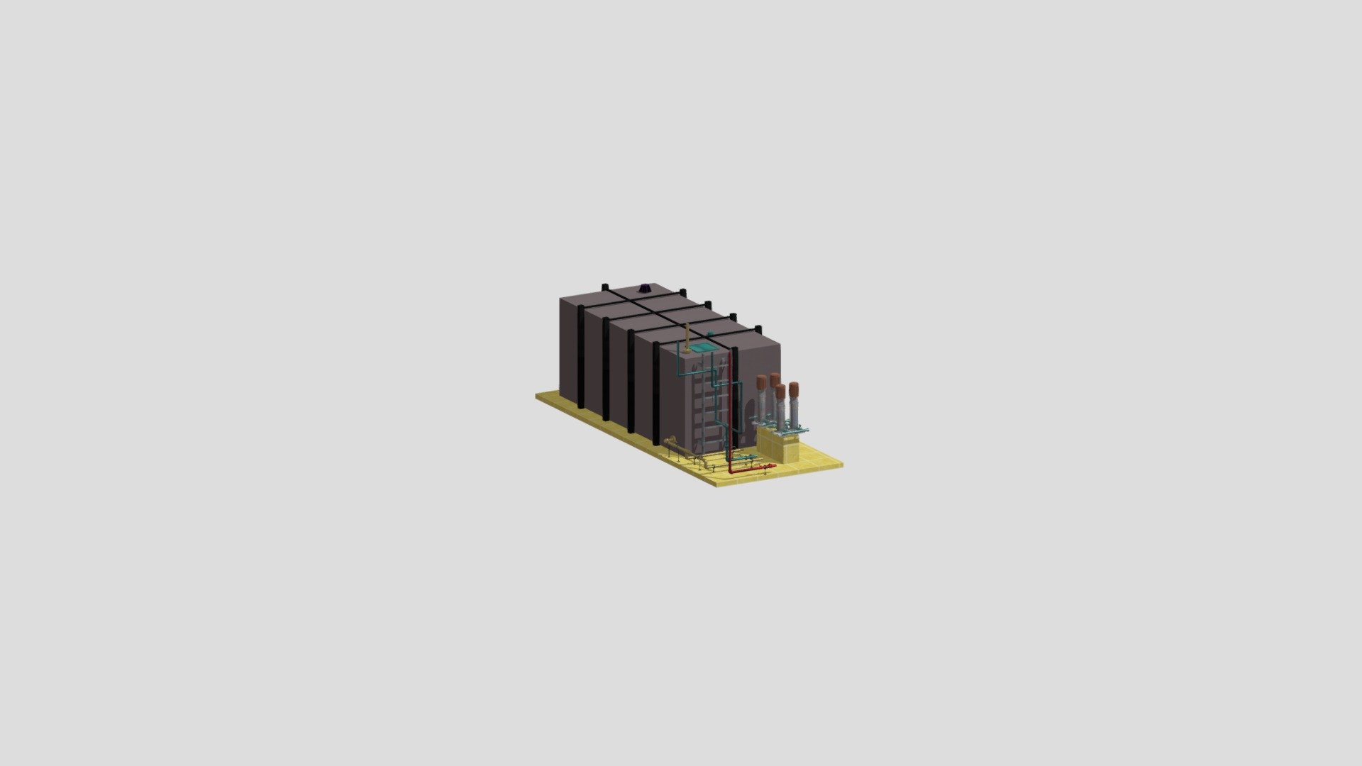 Water Tank System Sample I - Download Free 3D model by geppettomaster ...