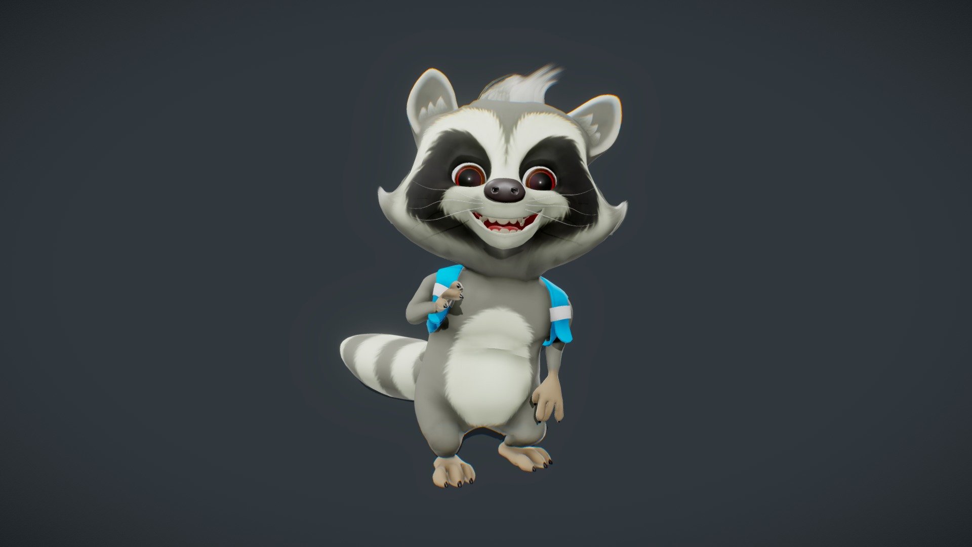 Dancing raccoon - 3D model by polish_farmer/ Eryk Stańko (@polish ...