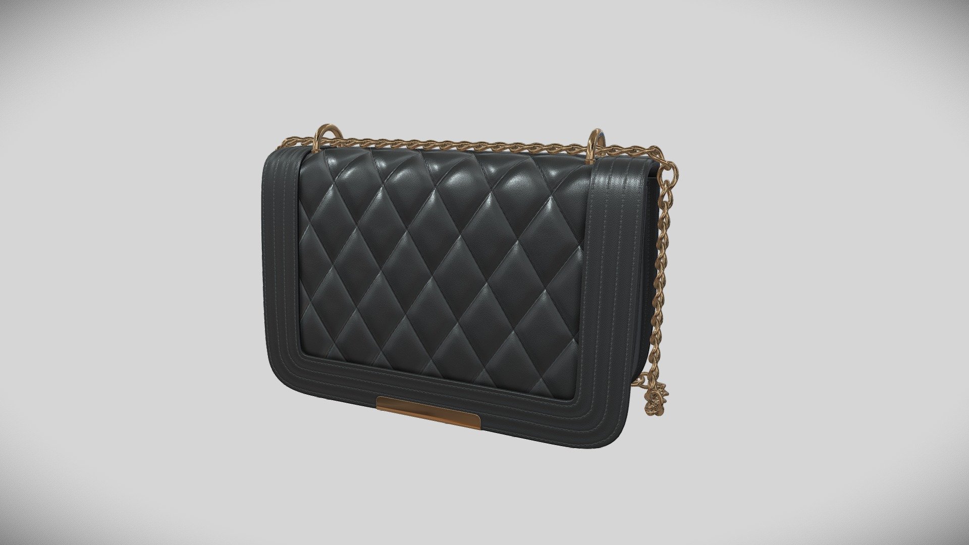 Womens Flap Satchel Bag Satchel style - Download Free 3D model by ...