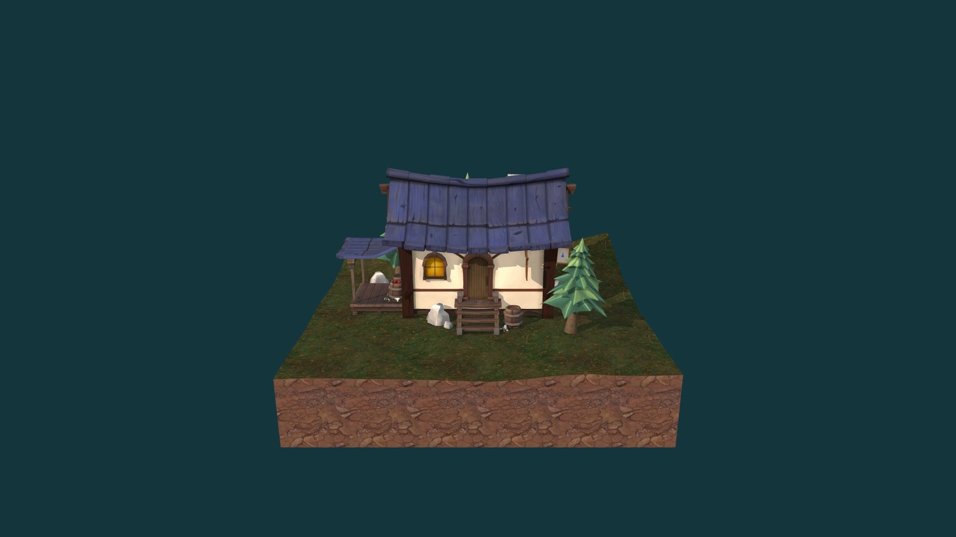 Lunarfall Trader - 3D model by elliwainwright [9731bd9] - Sketchfab