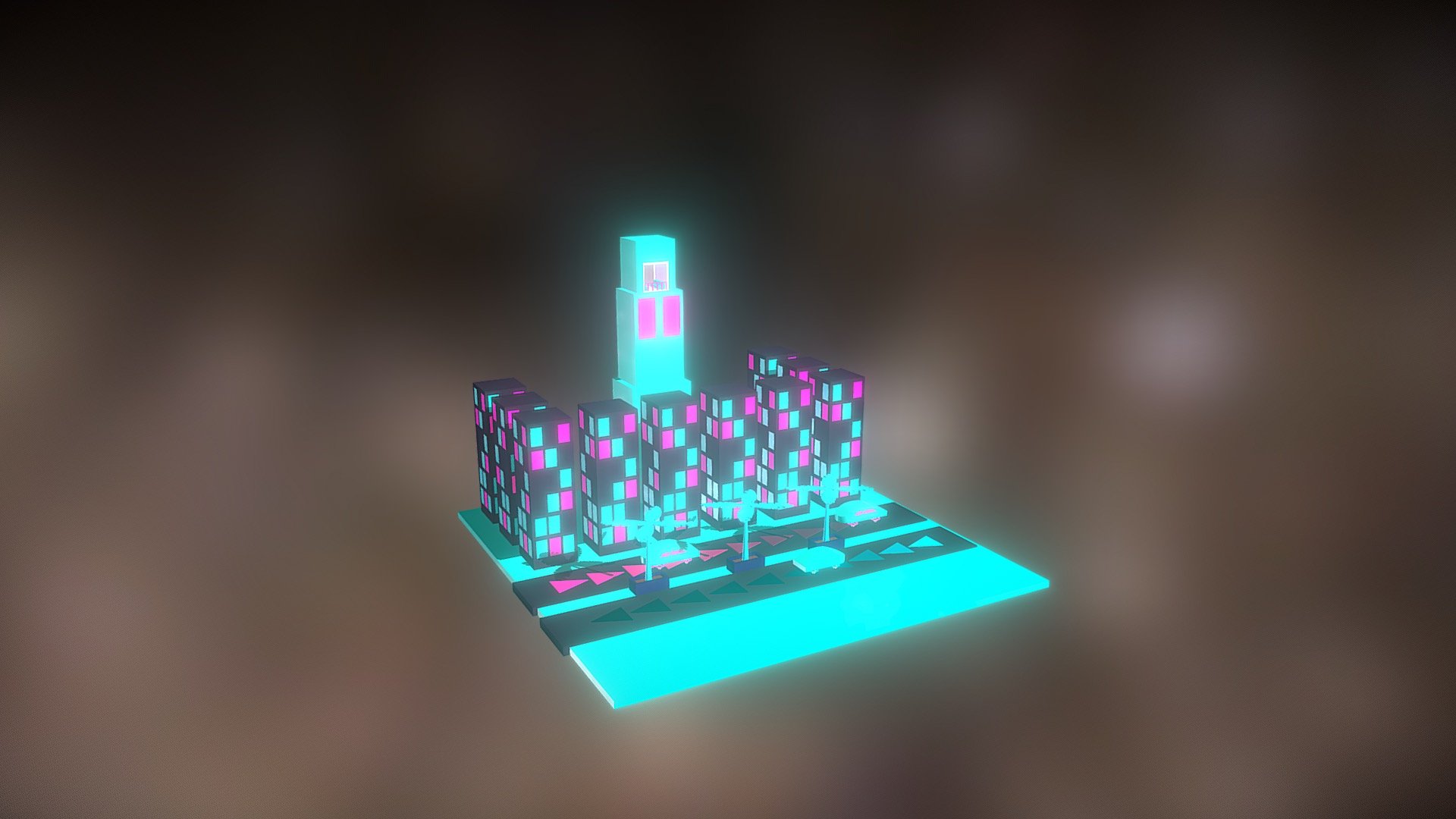 The City Of Vapor (collab) - 3D model by CHAG (londonik) (@londonik ...