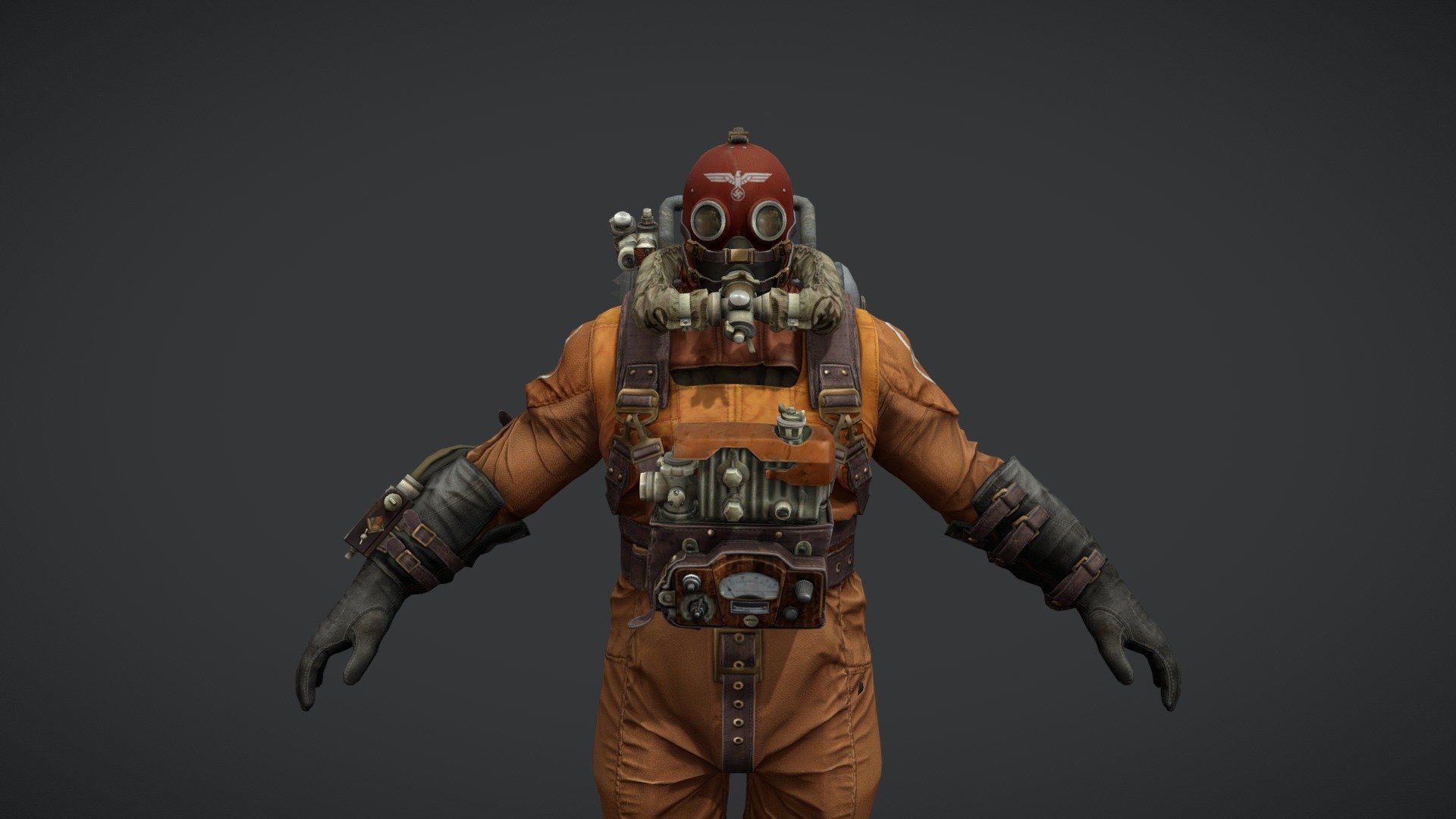Heavy Soldier - Wolfenstein: The Old Blood - Download Free 3D model by ...