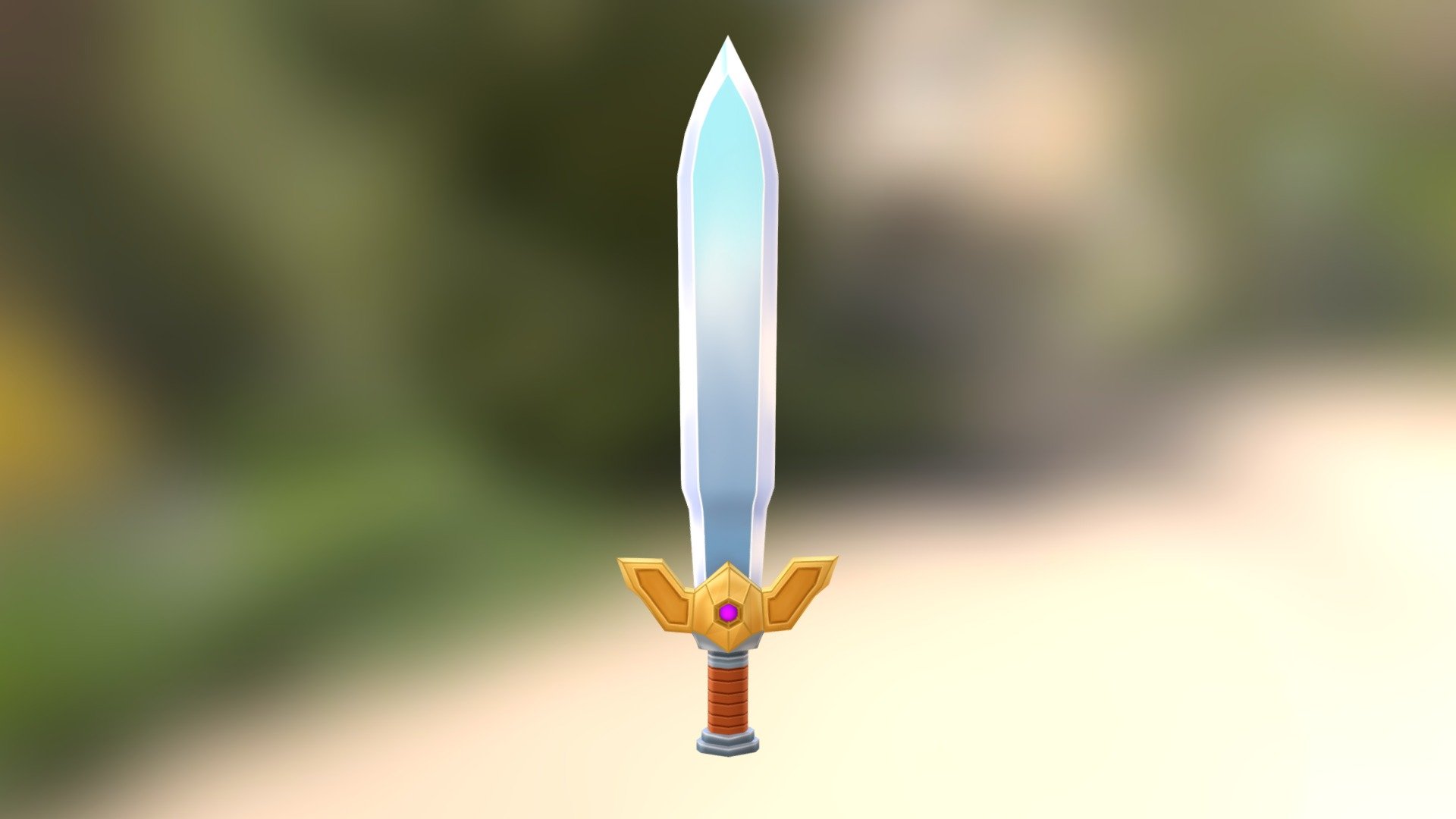 Basic Sword Model - 3D model by brookewillis [9736e0f] - Sketchfab