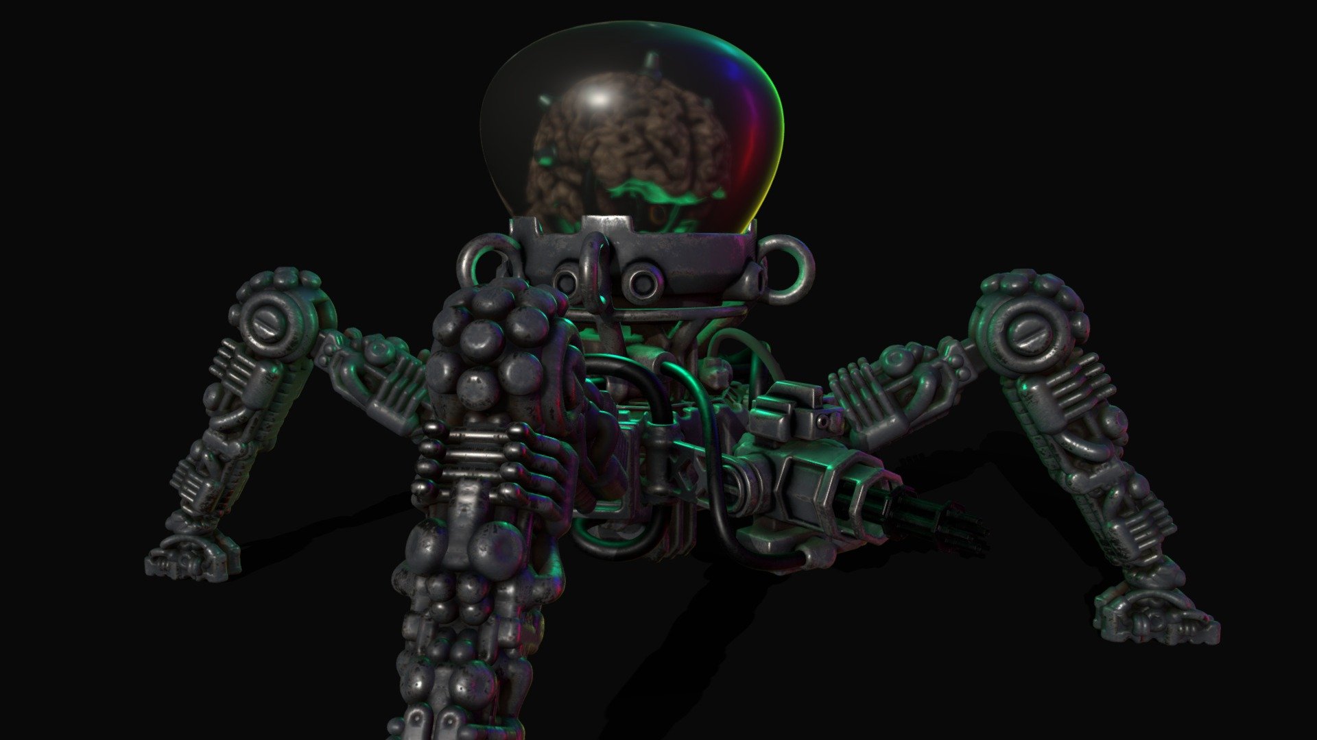 Arachnotron III - Download Free 3D model by Vaportrash [97393be ...