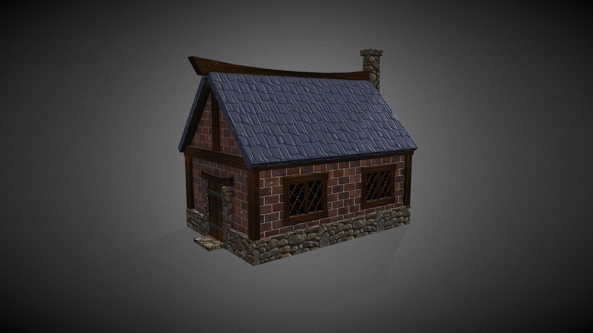 stylized building - Download Free 3D model by Vladyslav Holhanov ...