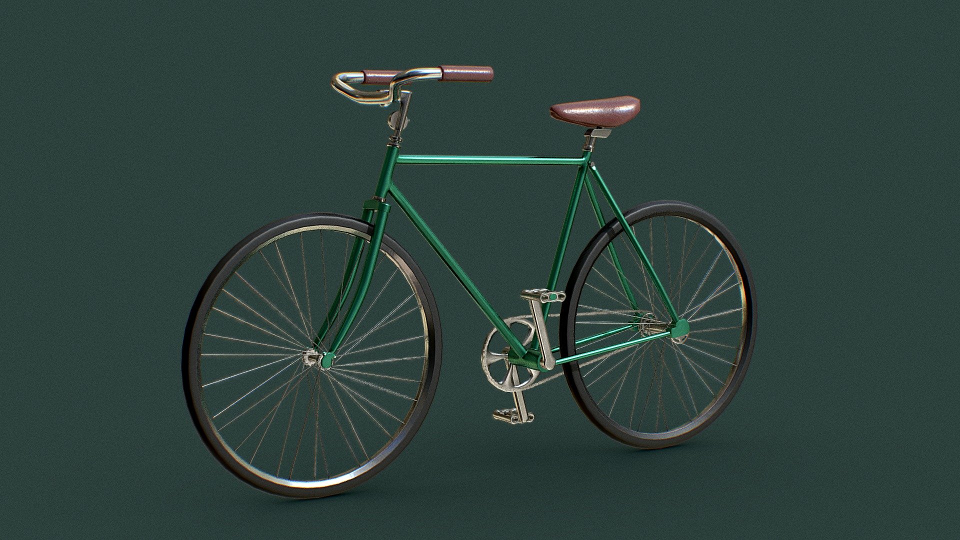 Vintage Bicycle - Download Free 3D model by Onur (@onurpearl) [973be19 ...