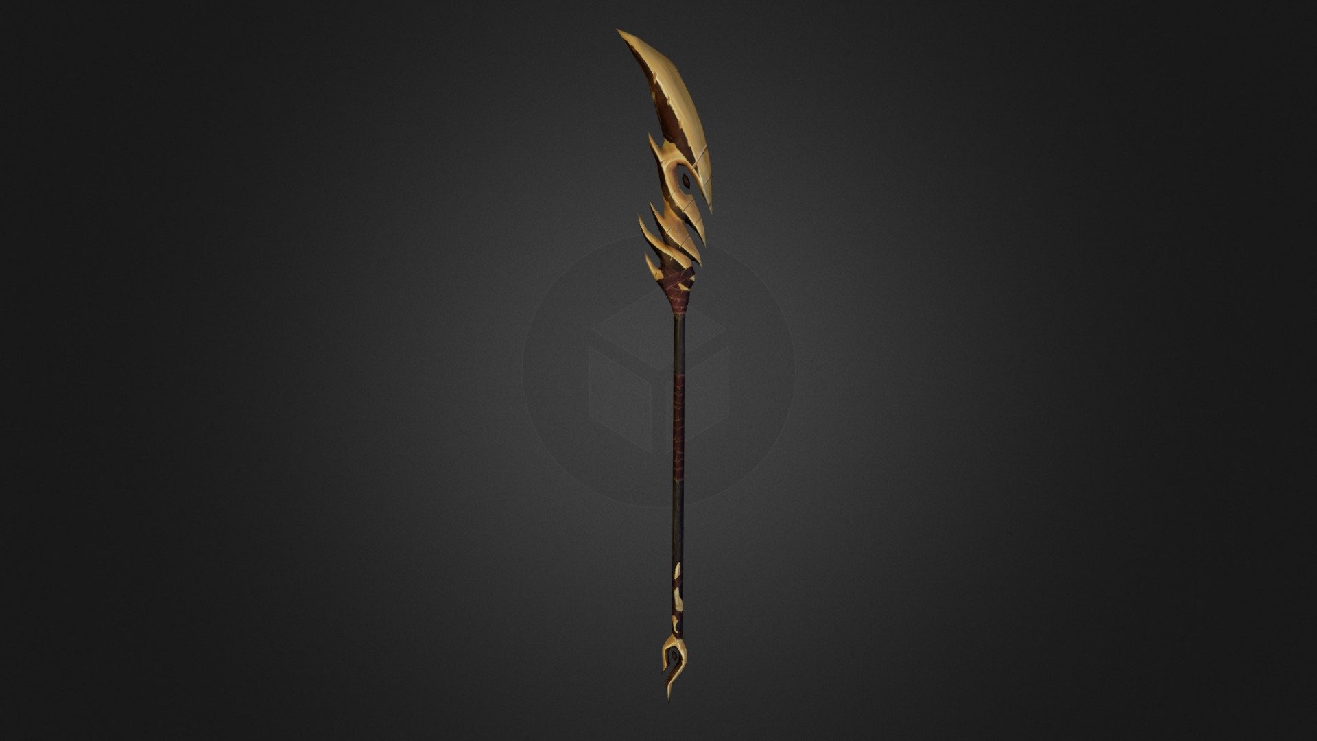 Gold spear - 3D model by Mr.Heisenberg (@adequate) [973c21a] - Sketchfab