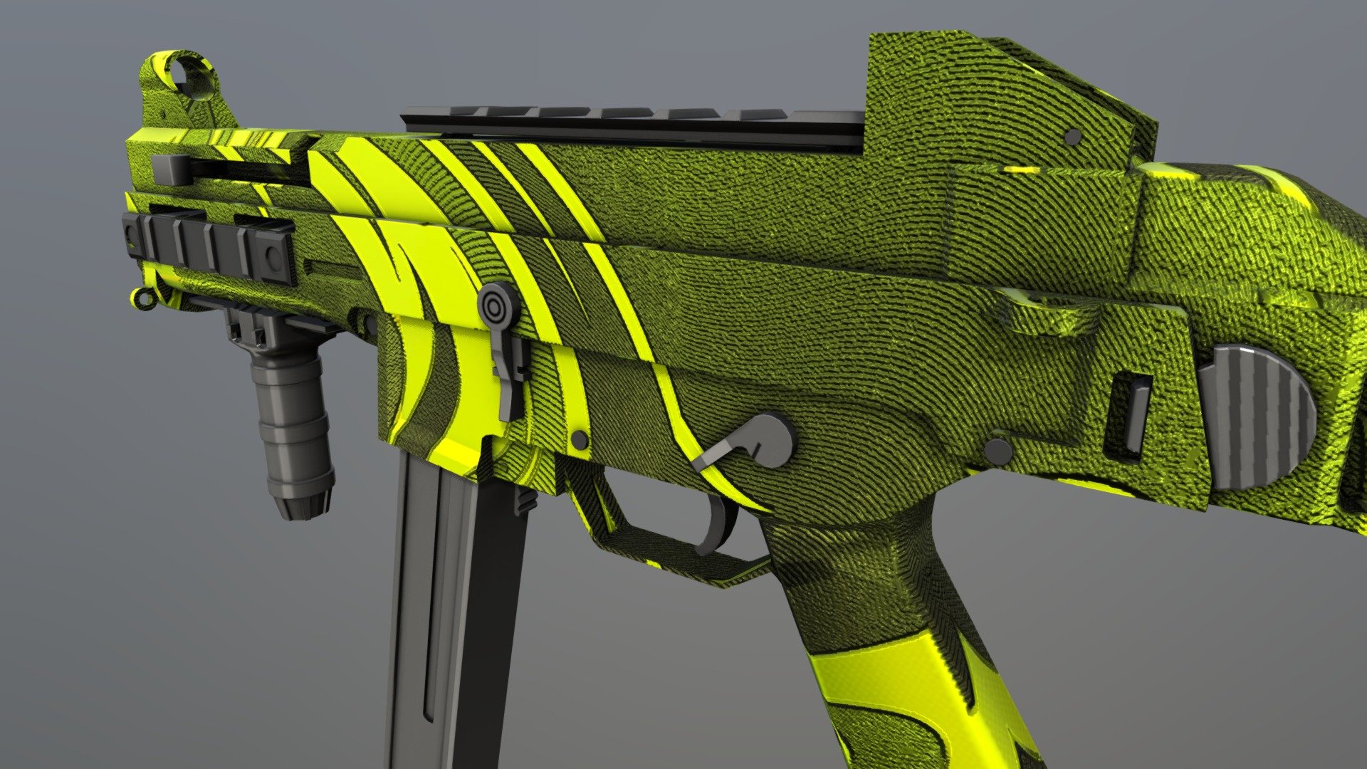 UMP-45 | JUNGLE - 3D model by dC98 [973d60f] - Sketchfab