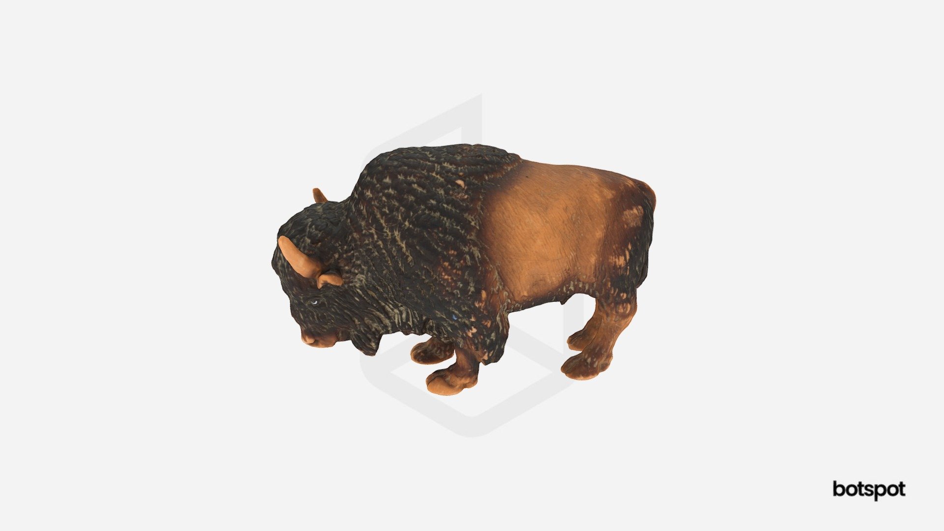 Buffalo bison // Toy - 3D model by botspot (@botspot3d) [973d7c2 ...