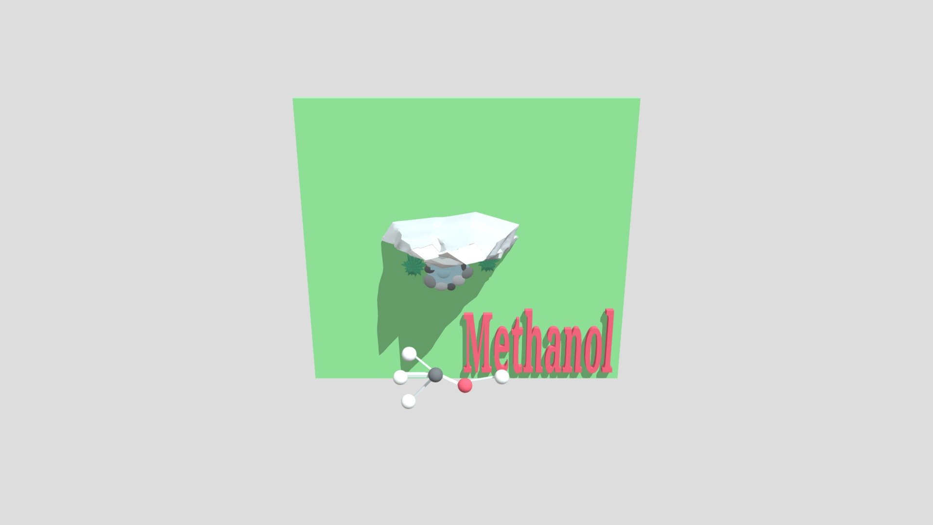 Methanol model - 3D model by 22laurel.d [973d8ed] - Sketchfab