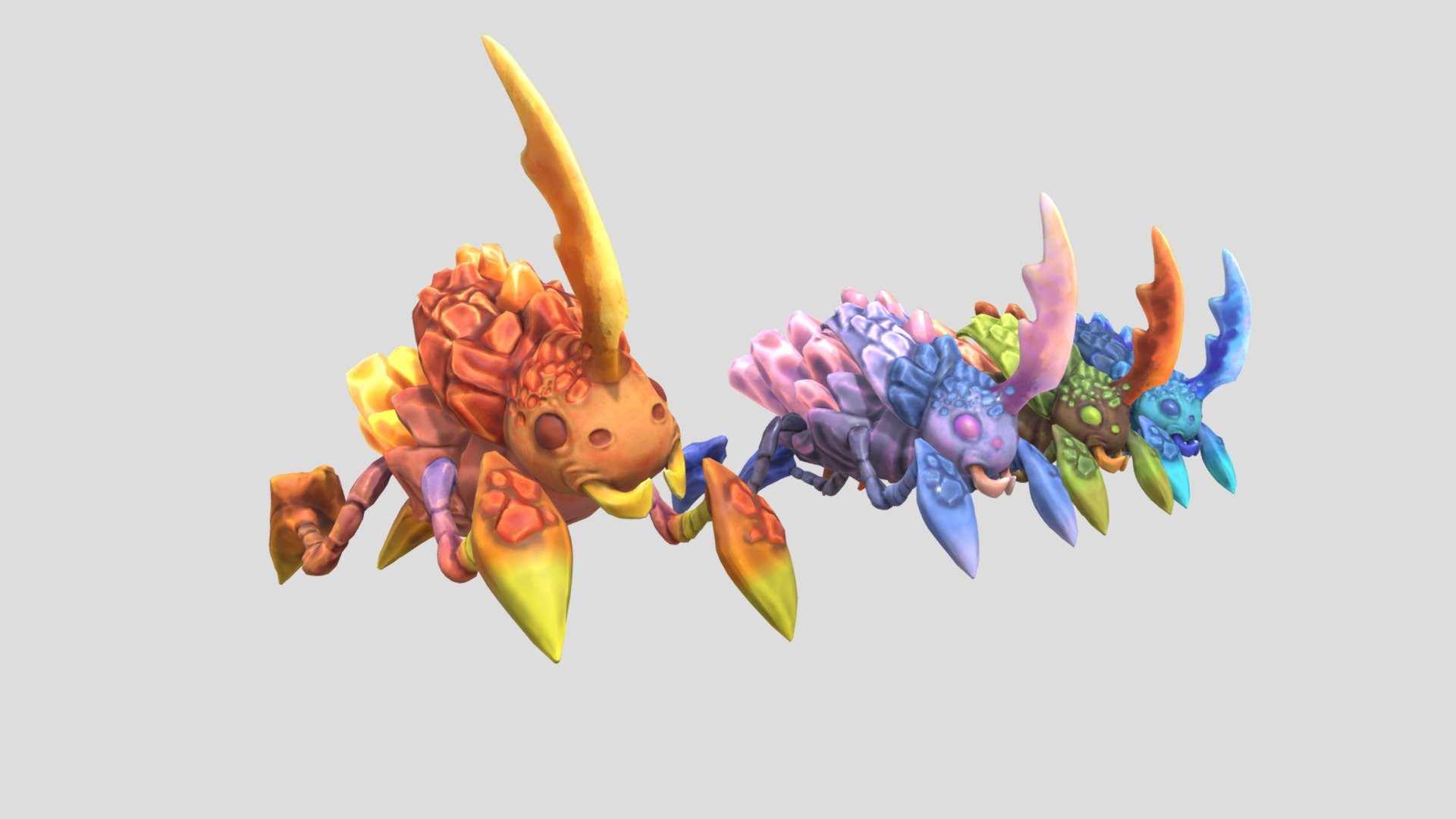 Stylized Fantasy Elemental Crab - Download Free 3D model by jia0 ...