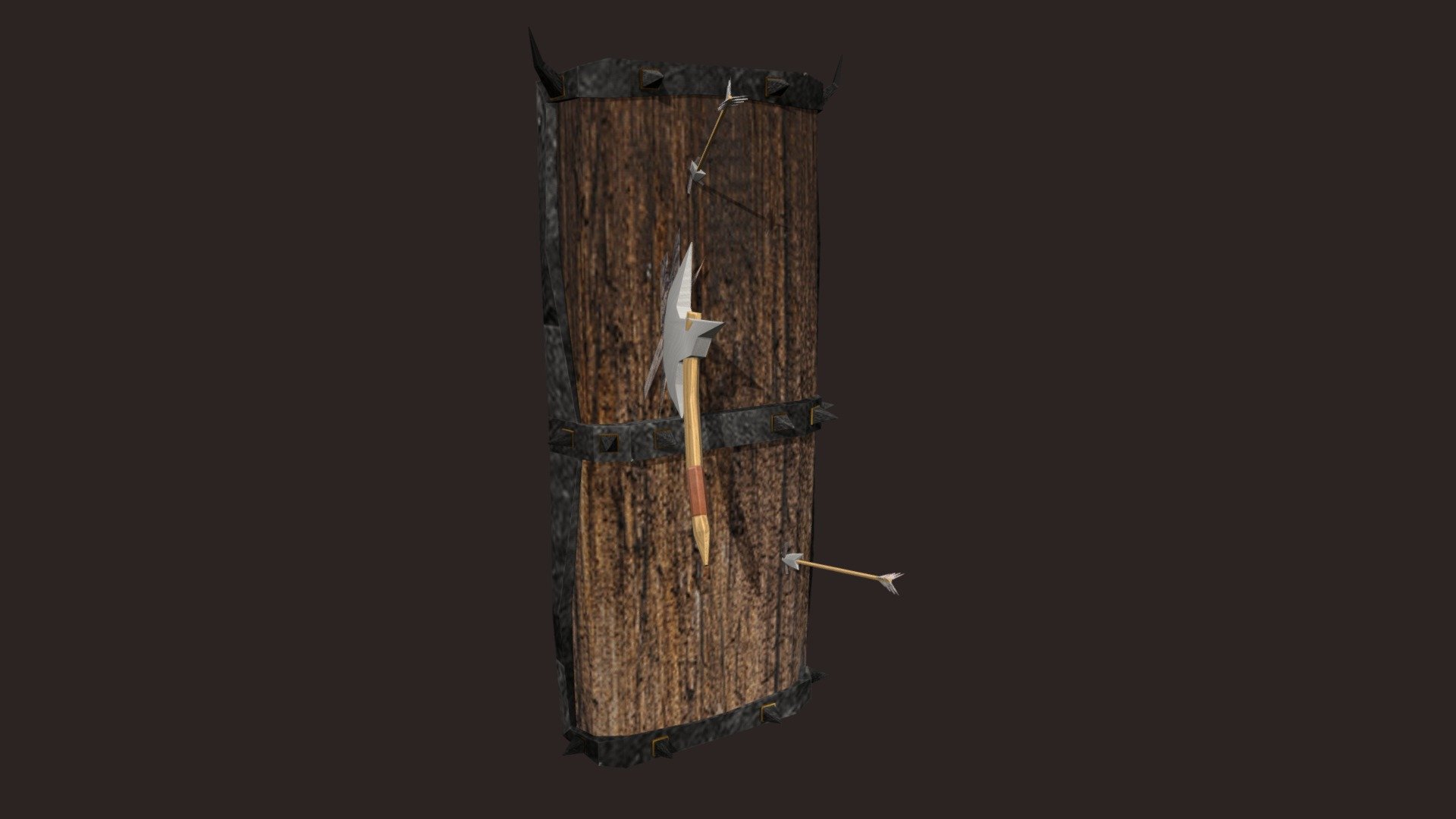 Orc Shield - 3D model by MarijnHaerens [973e485] - Sketchfab