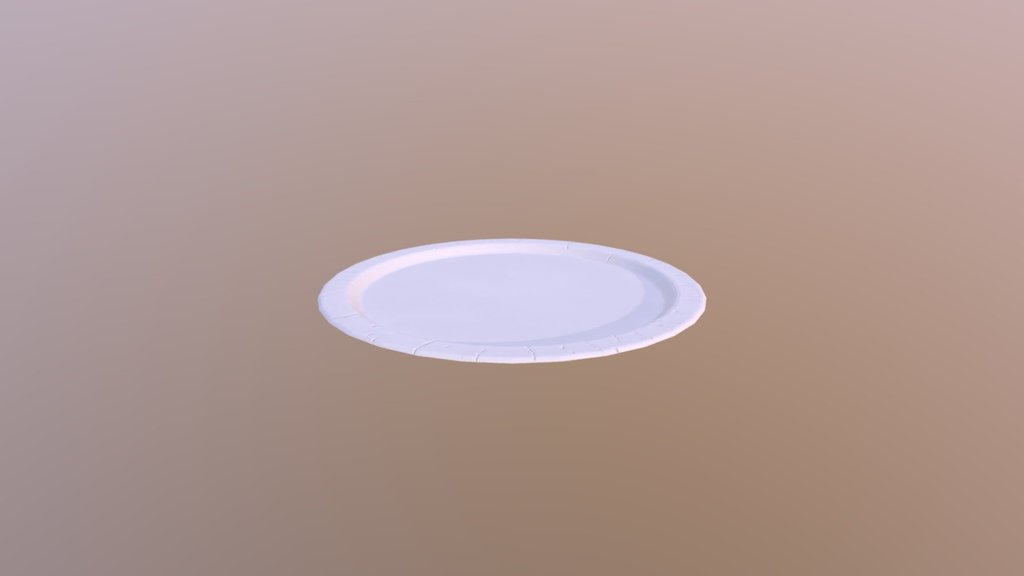Paper Plate 3ds - 3D model by scottkrieger [9740782] - Sketchfab