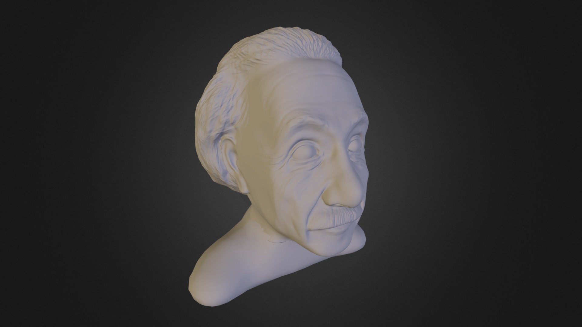 Einstein - Download Free 3D model by alexshmalex [9741113] - Sketchfab