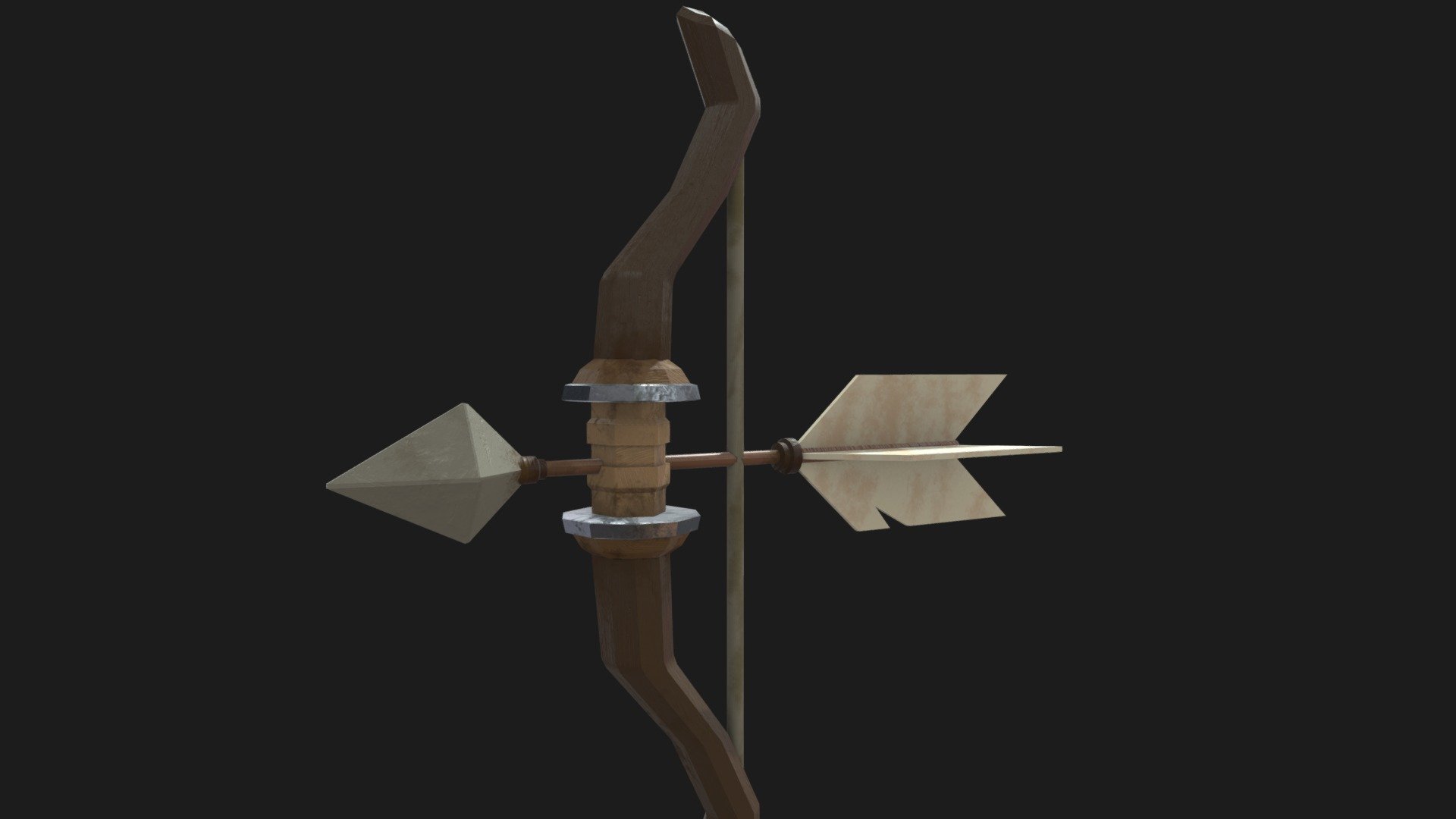 Bow & Arrow - 3D model by Willyam [9741592] - Sketchfab