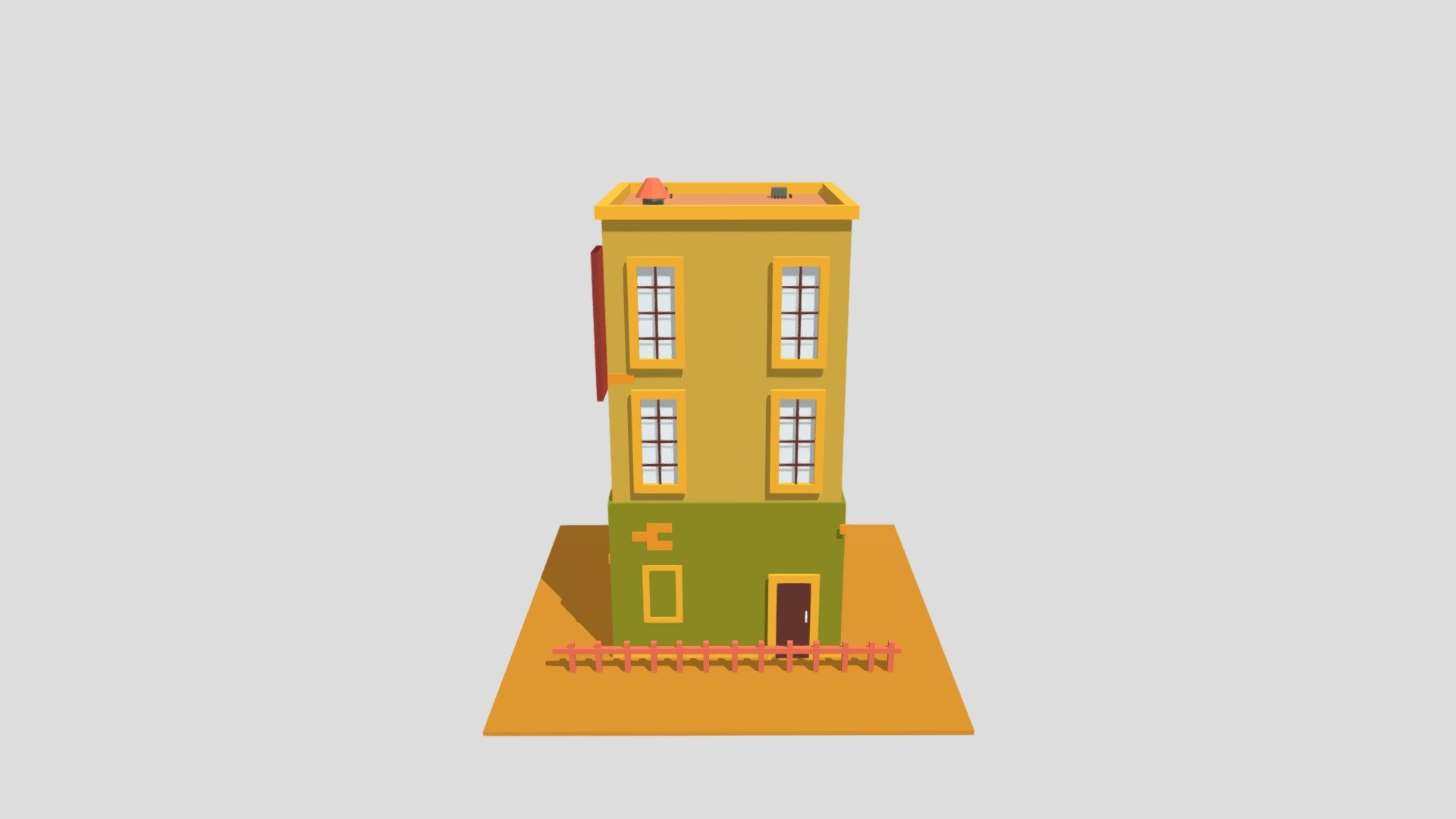 Flat - Download Free 3D model by mohit (@moogli) [97420d0] - Sketchfab