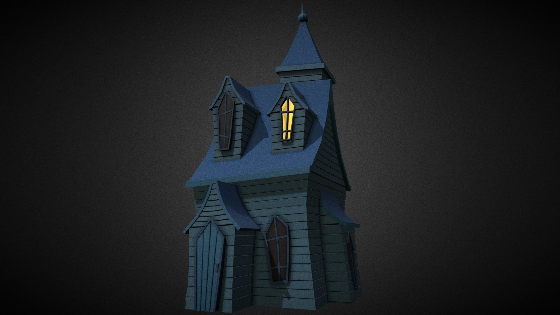 Haunted House - 3D model by MattRyan3D [974340f] - Sketchfab