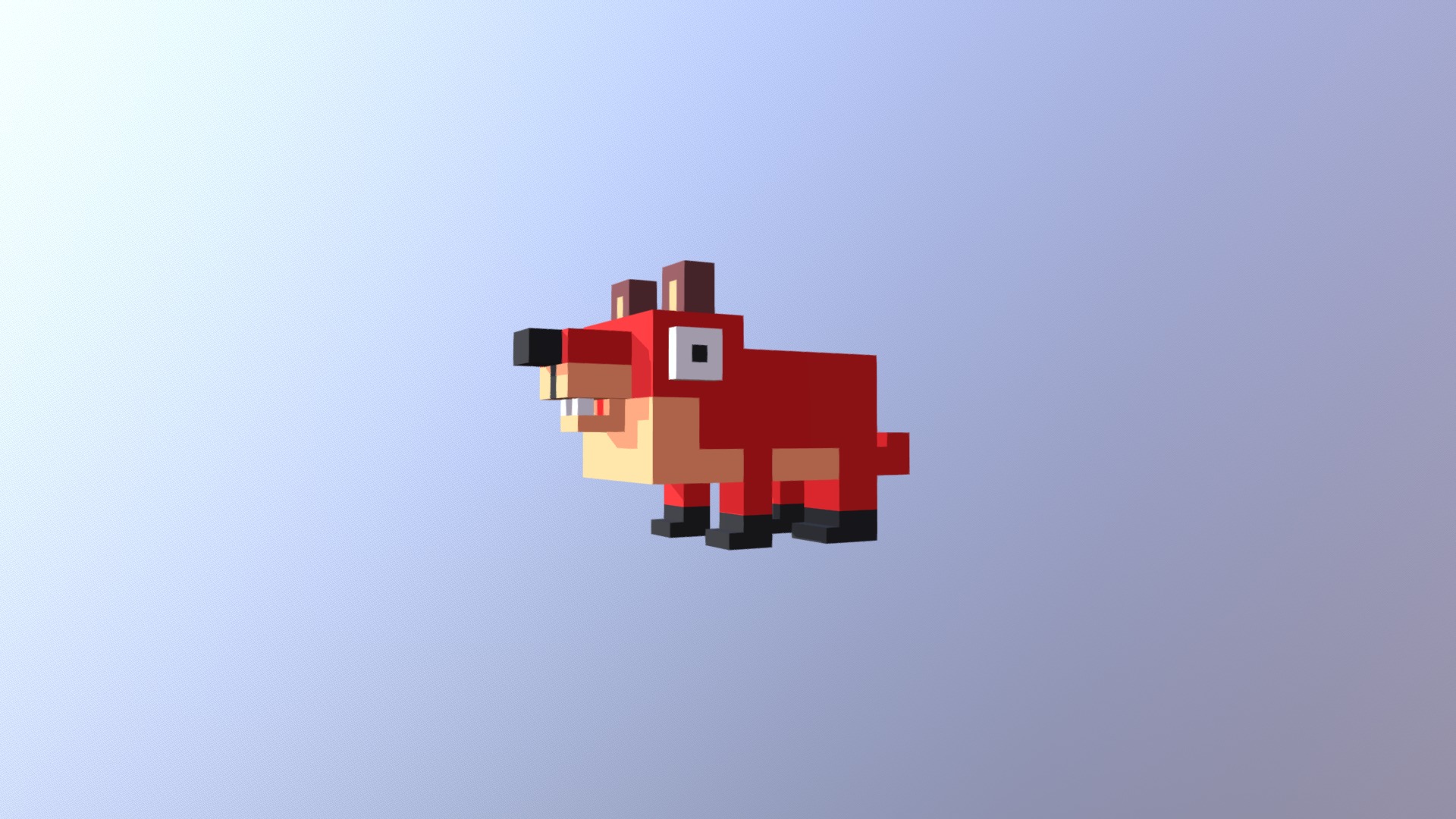 Voxel Fox - 3D model by Guillermo Willy Moral (@willymoral) [97441f6 ...