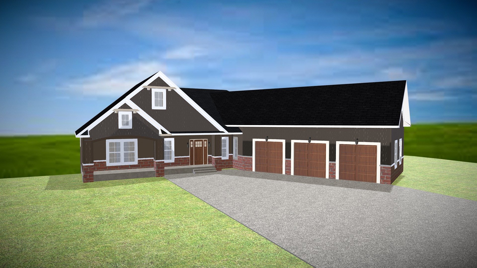 Sullivan_01 - 360 spin model of 3D house - 3D model by Render3DQuick ...