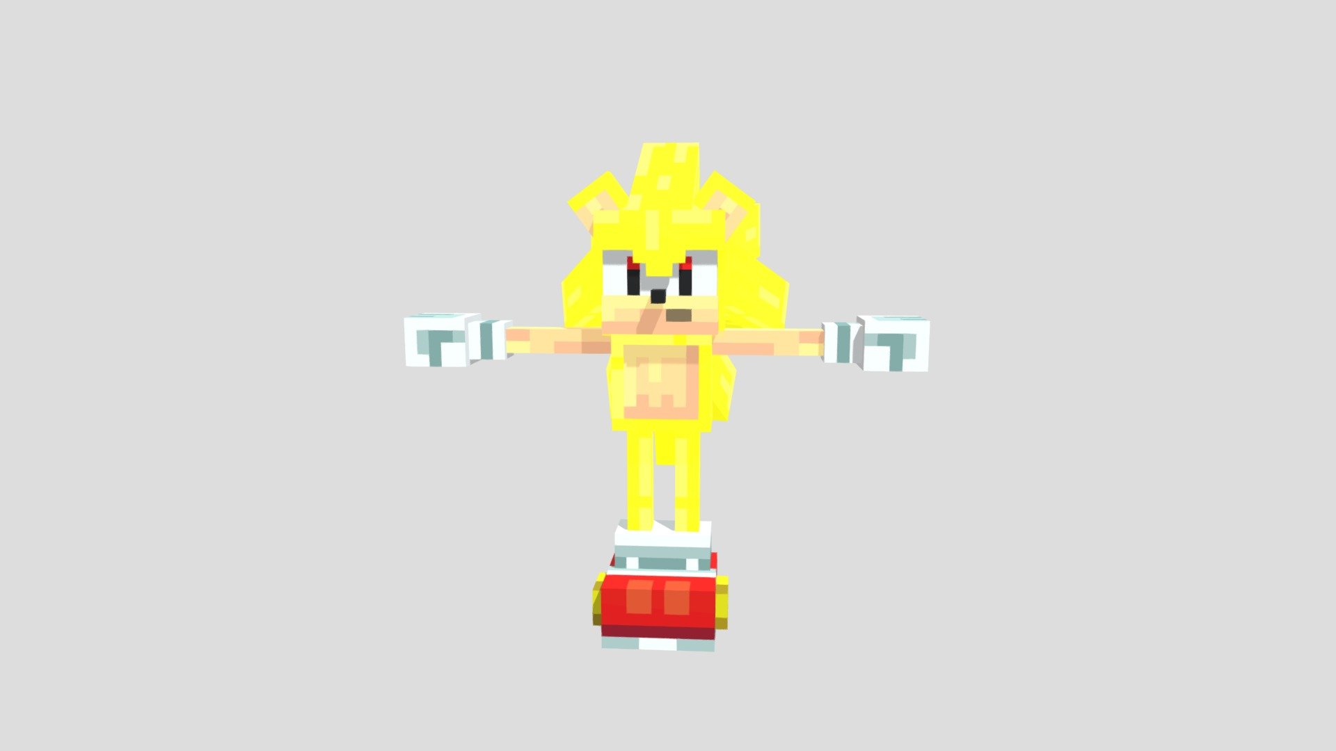 Minecraft Super Sonic - Download Free 3D model by irons3th [9744c08 ...
