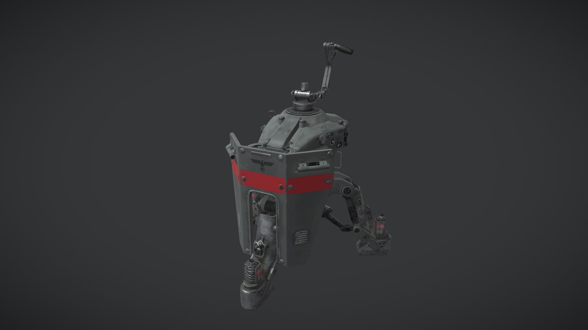 ⭐ Turret Stand 1961 - Wolf. New Colossus - Download Free 3D model by ...