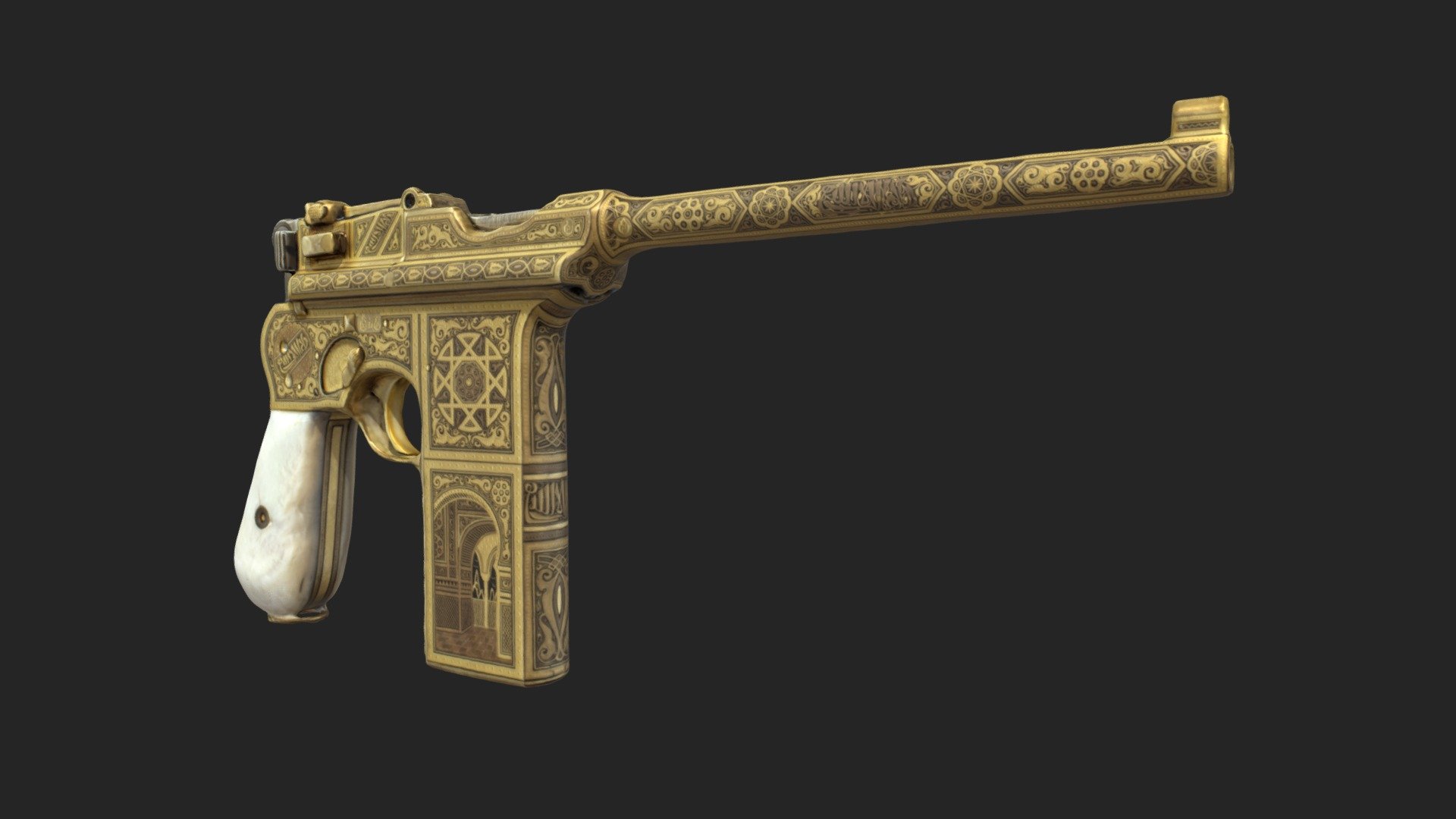 Gun - 3D model by 5dVR (@5d-VR) [9745b47] - Sketchfab