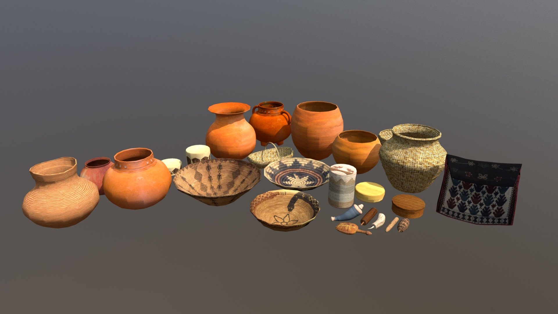 Native American Scene Props - 3D model by smafdawg [9748af4] - Sketchfab
