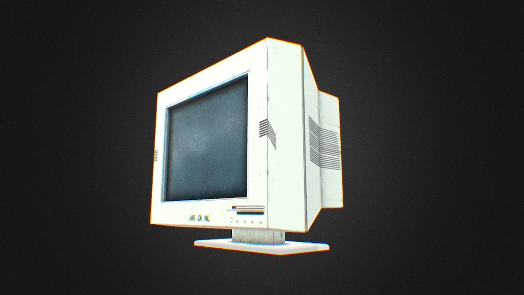 Old Monitor - Download Free 3D model by Daniyal Malik (@daniyalmalik ...