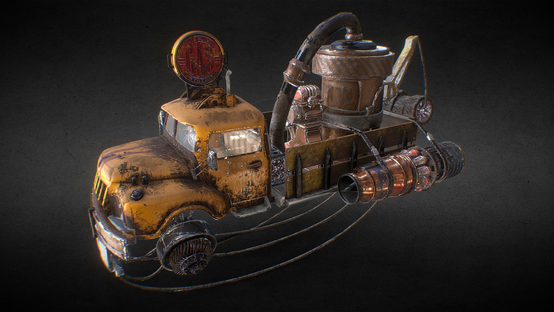 Apocalypse Truck - Buy Royalty Free 3D model by Vivien Deroche (@blue ...