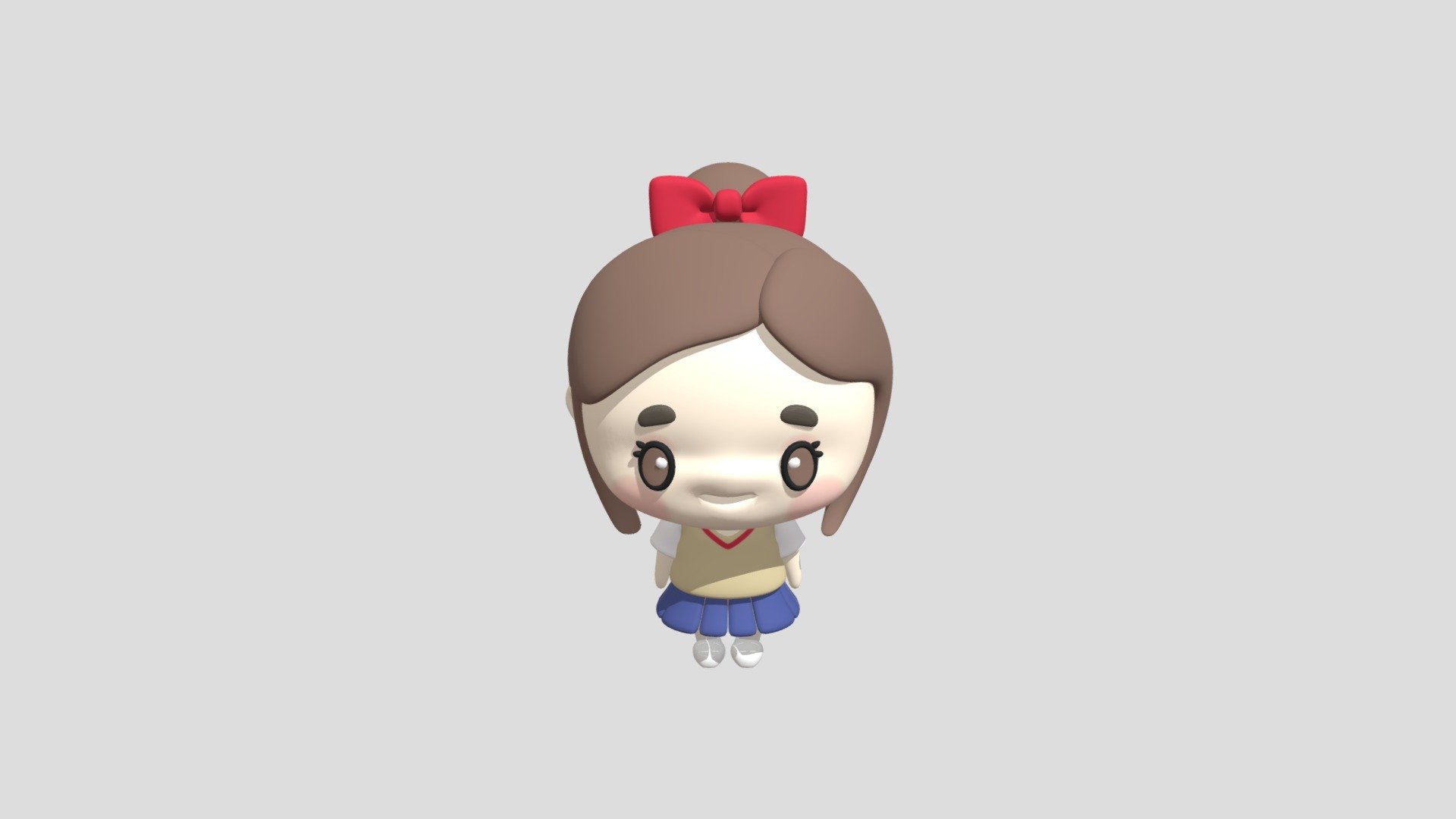 Girl Happy - 3D model by sakuramoto [9749bbe] - Sketchfab