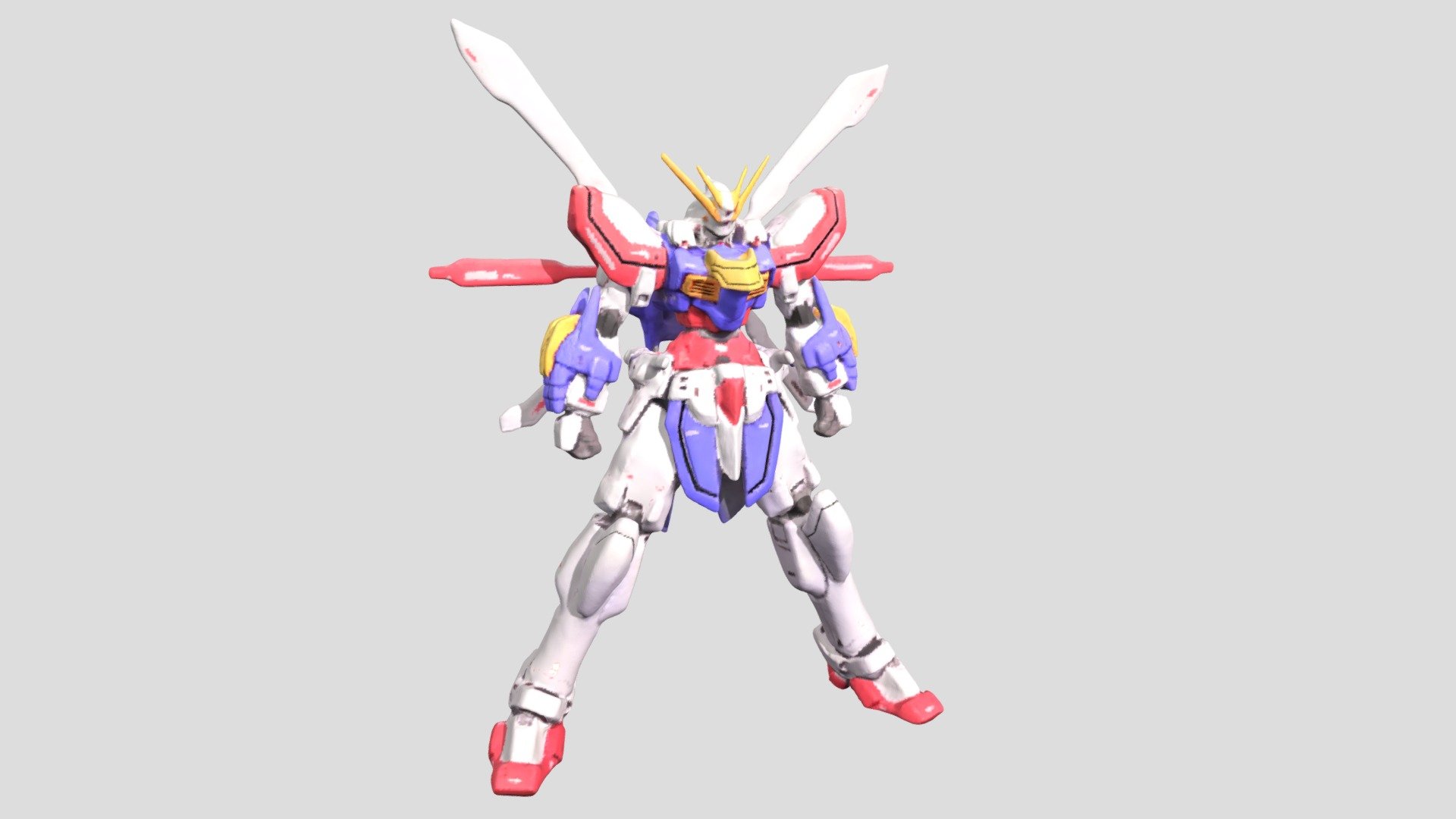 Burning Gundam - 3D model by 3d.aitist [974a0a4] - Sketchfab