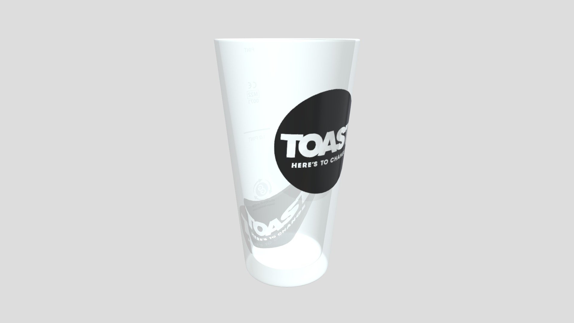 3D Example - Screen Print Reusable Cup - 3D model by Green-Goblet ...