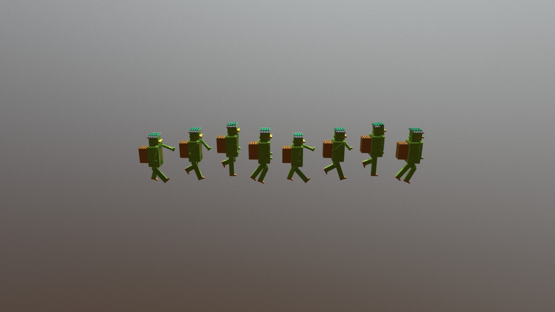 Kappa Posturas - 3D model by claudiabarrios06 [974b32c] - Sketchfab