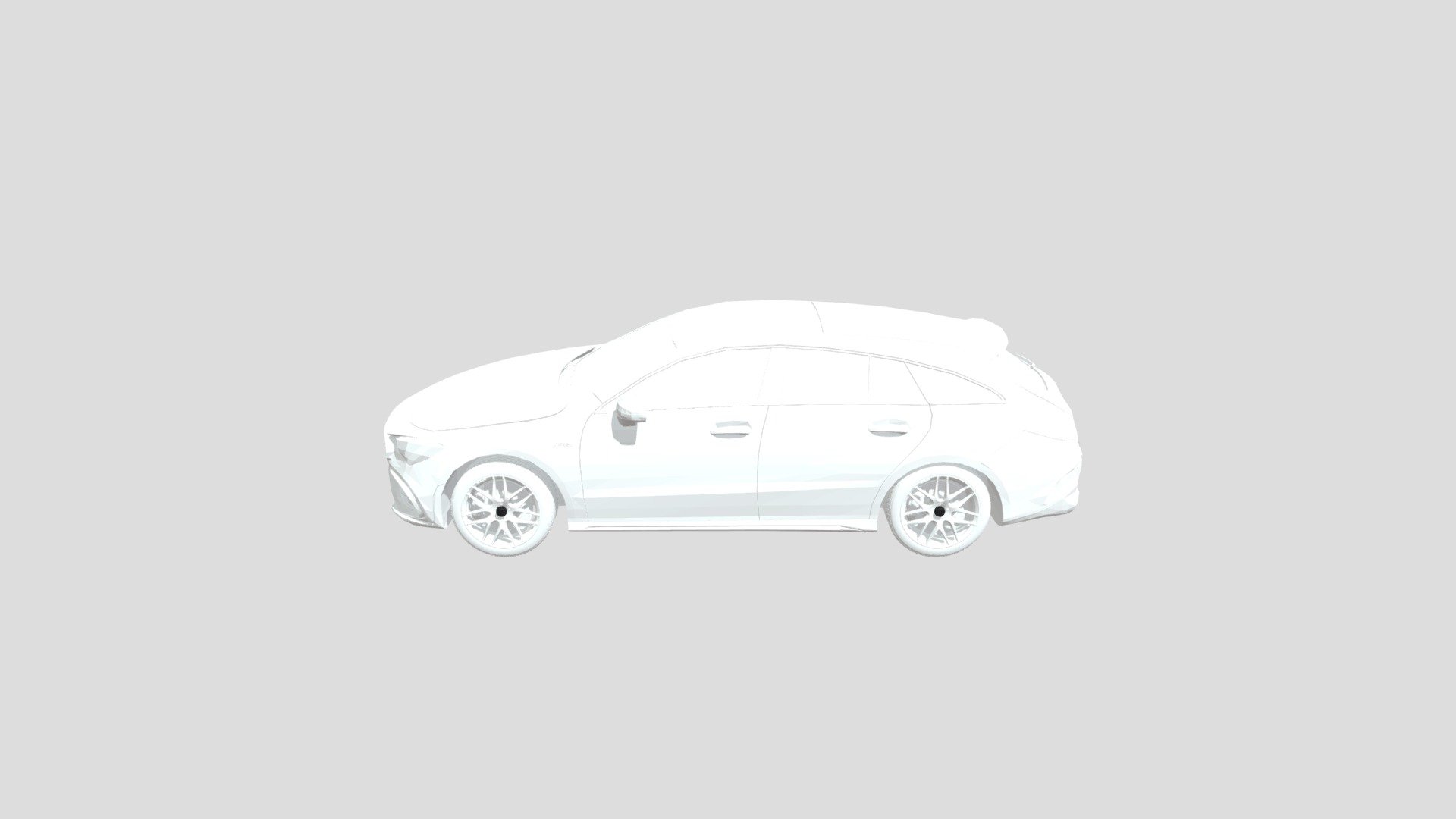 Mercedes-Benz CLA45 AMG Shooting Brake - Download Free 3D model by ...