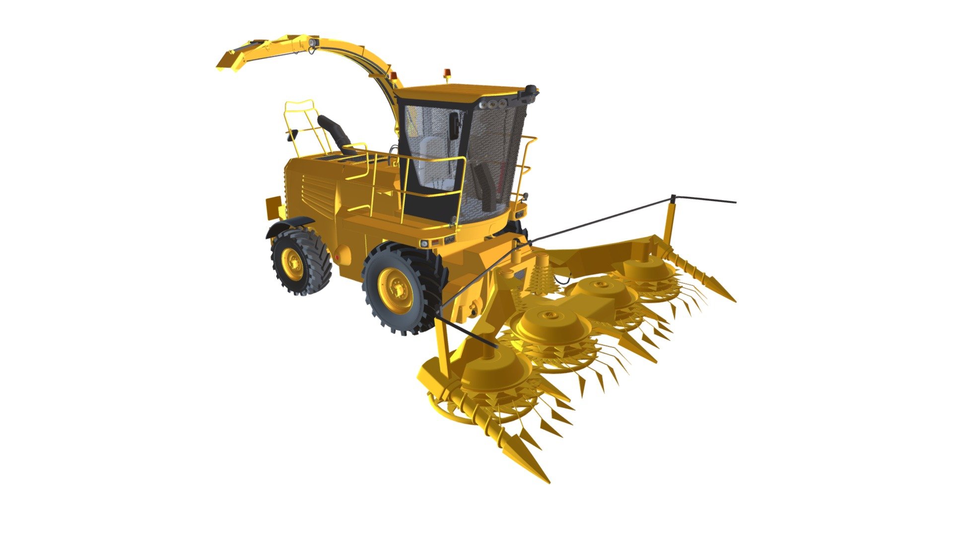 Forage Harvester - Buy Royalty Free 3D model by 3DHorse [97519e3 ...