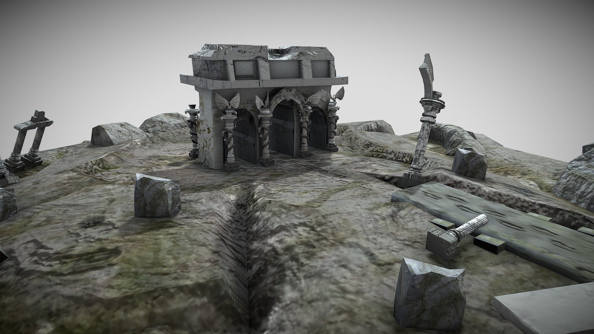 Environment model - 3D model by jinyichen0122 [9754944] - Sketchfab
