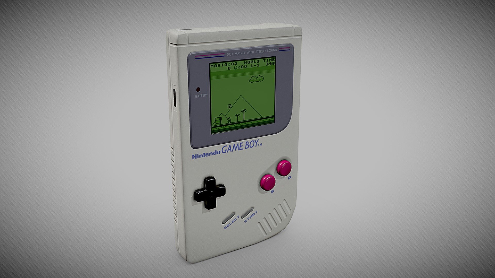 Original Nintendo GameBoy - 3D model by Austin Crane (Euclid) (@Euclid ...