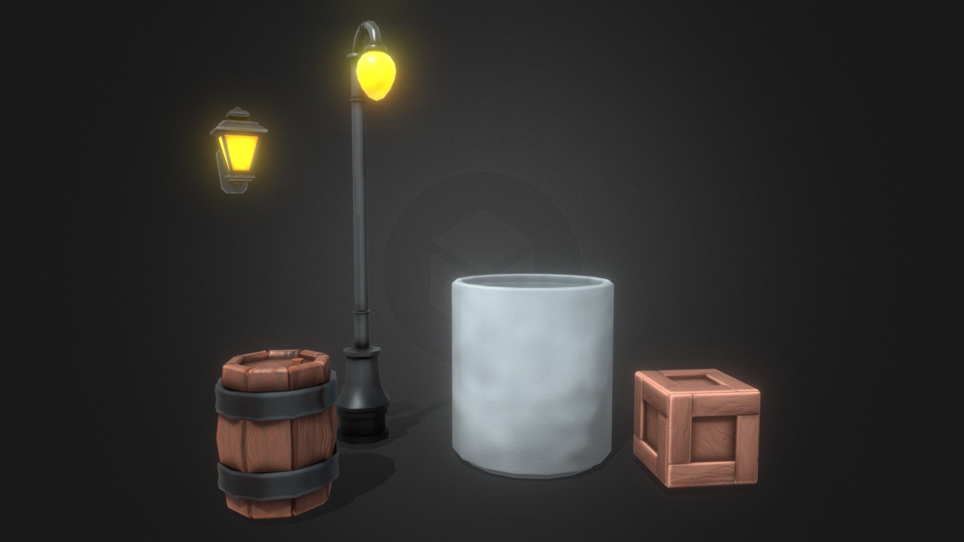 Game Props - 3D model by BarracudaByte [9755ab9] - Sketchfab