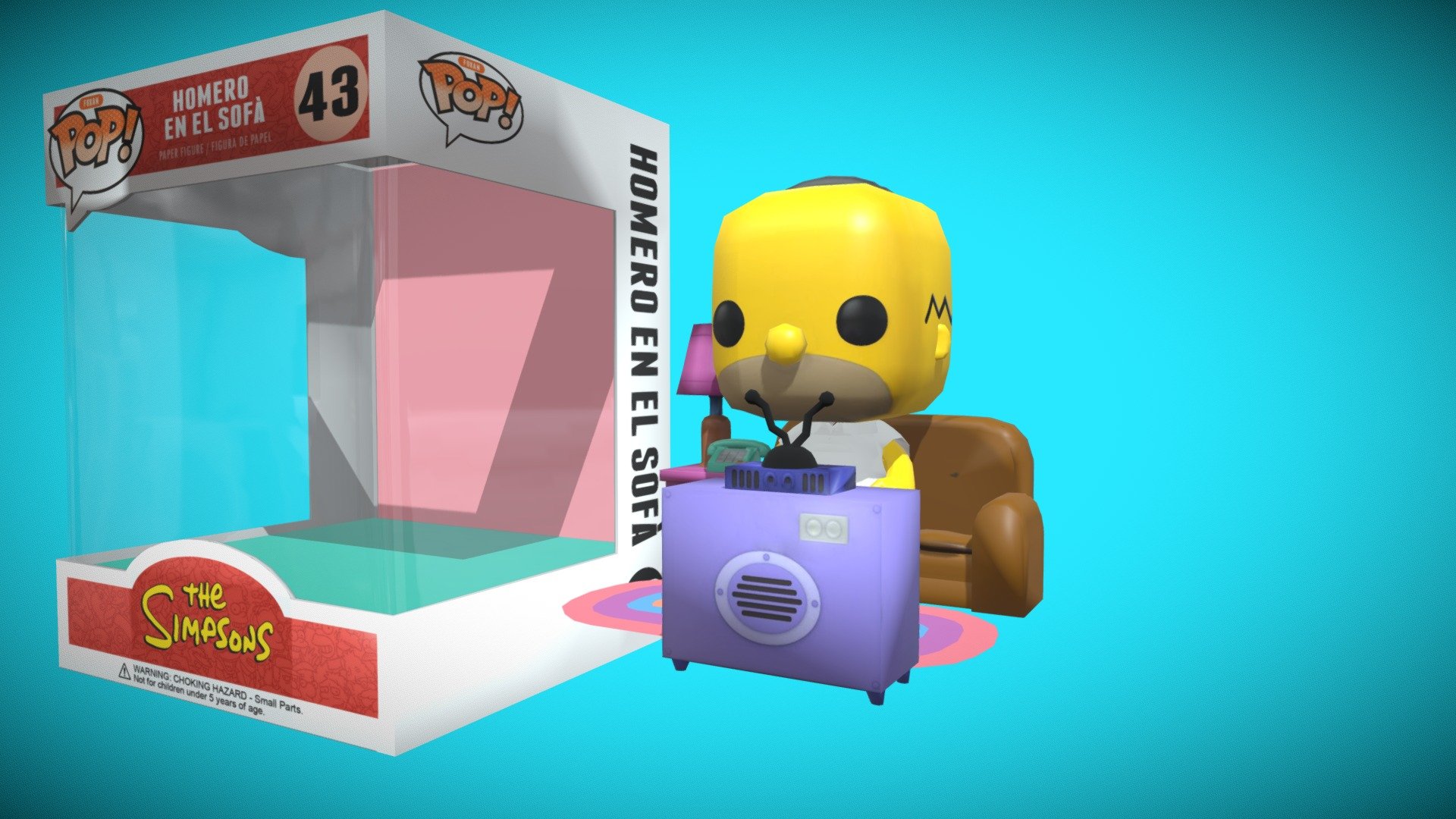 Foxan Pop! Homero En El Sofá (Los Simpsons) - 3D model by foxan.studio ...