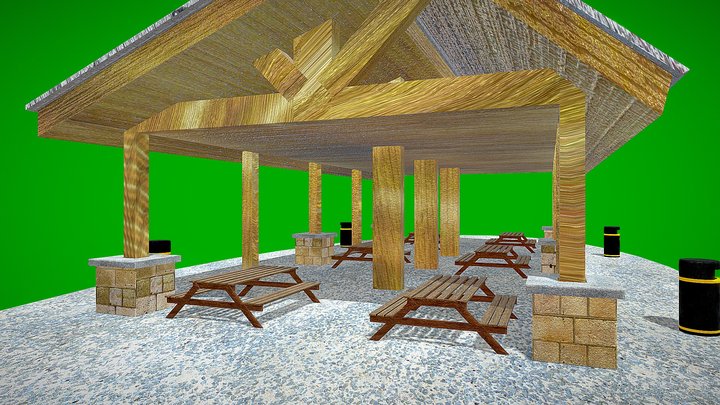Wooden-structure 3D models - Sketchfab