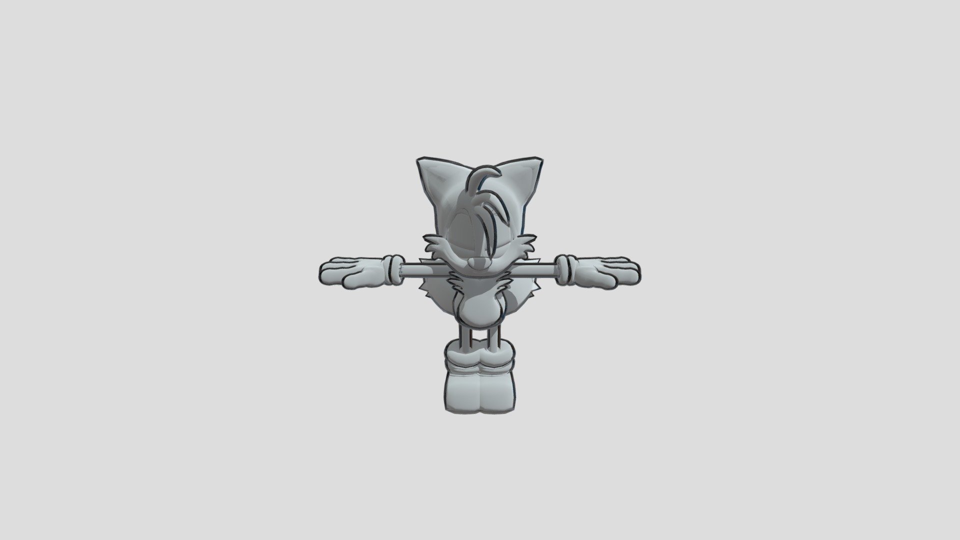 Tails - Download Free 3D model by mmaryfernandez38 [97598d2] - Sketchfab