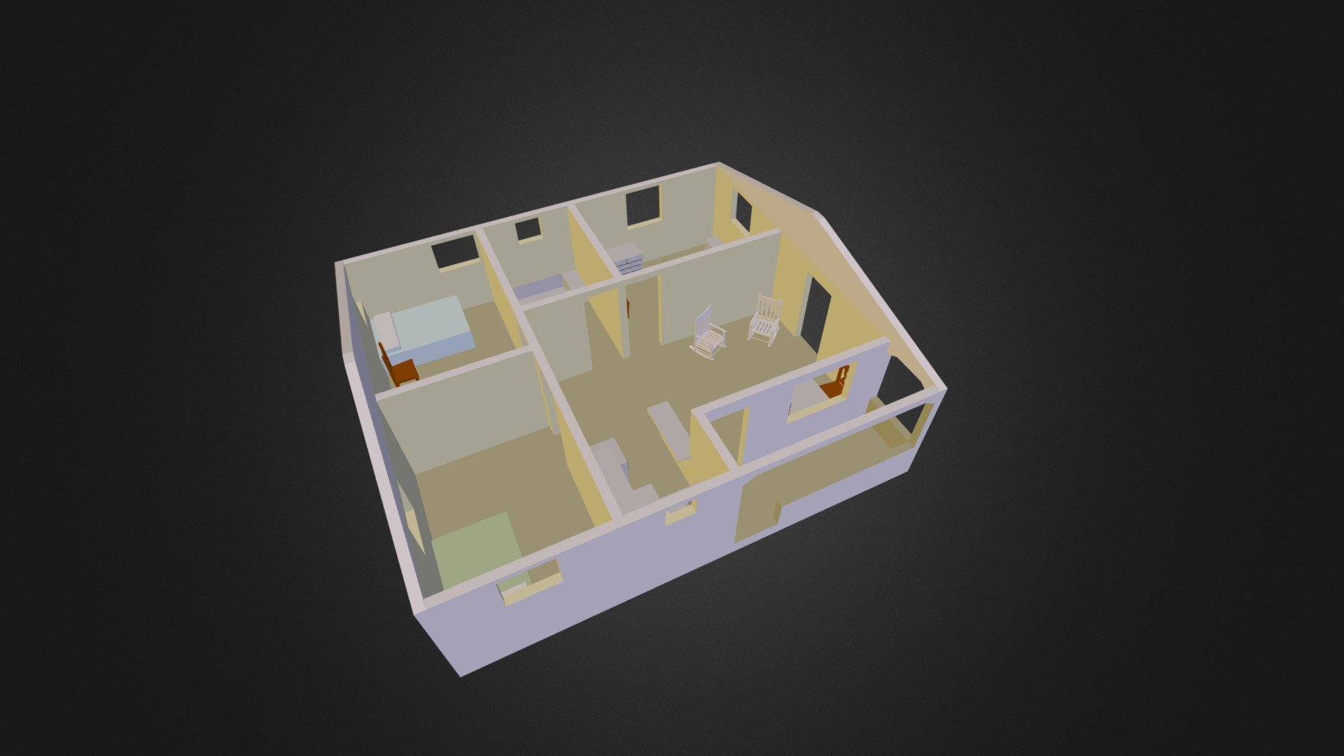 cab_house-1 - 3D model by michaelm (@cabarete_cub) [975a006] - Sketchfab
