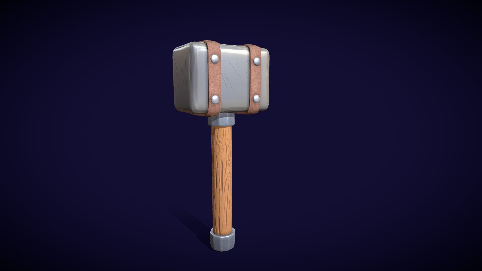 Game Ready Stylized Hammer - 3D model by giyasudeen31 [975c167] - Sketchfab