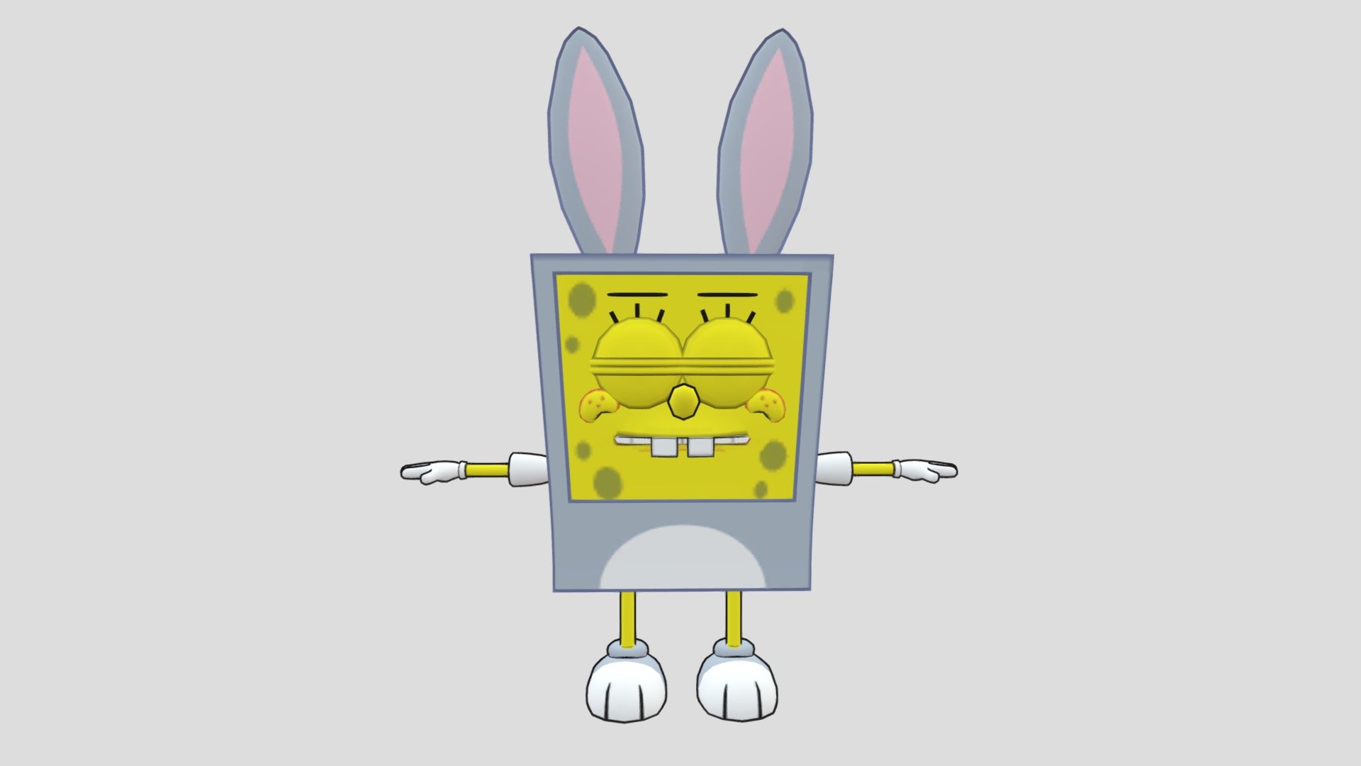 TSCP - SpongeBob Bunny - Download Free 3D model by SMF Features Developed From Cheryl Hill ...