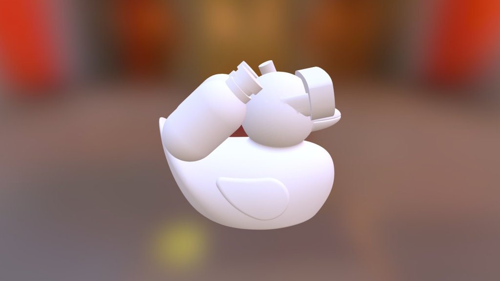 Scuba Duck - 3D model by Shared via 3DPrinterOS and SketchFab ...
