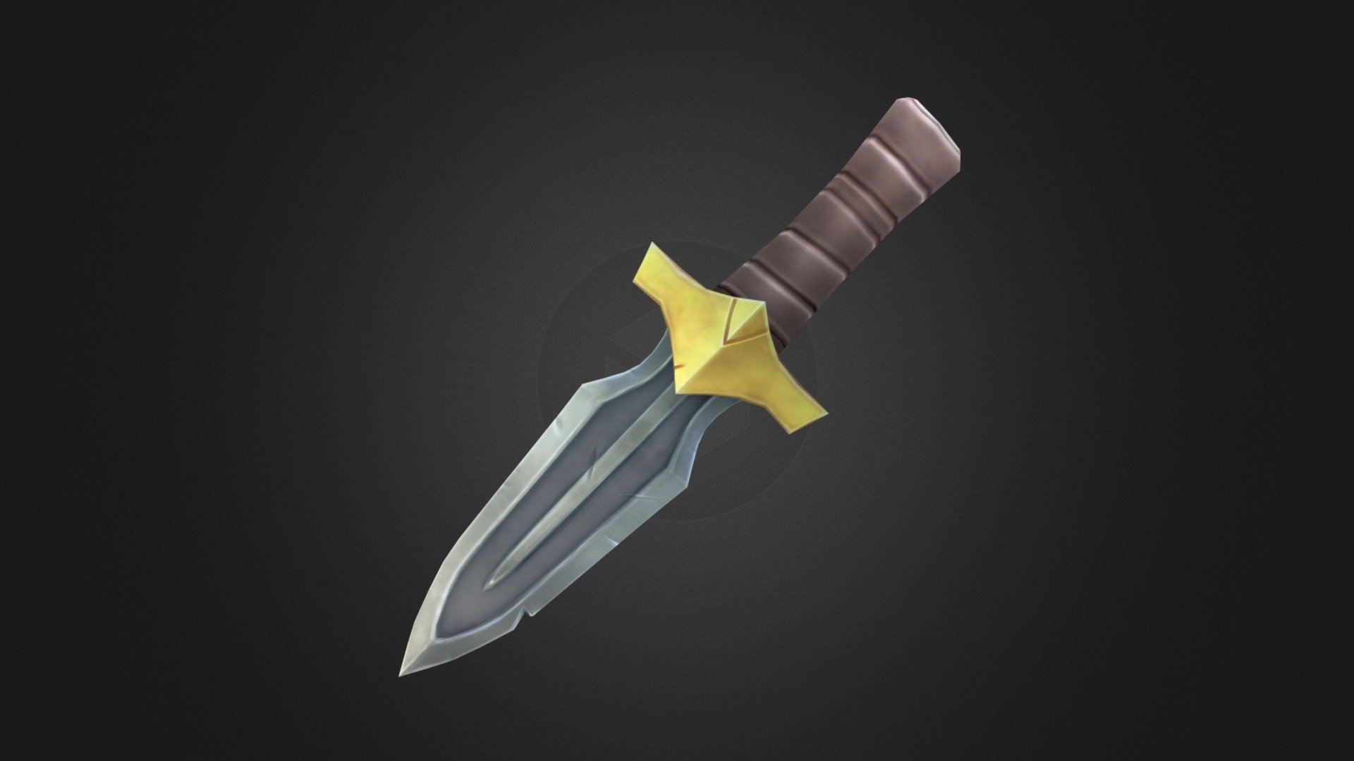 Handpainted Dagger - 3D model by OmegaSlant [97616e6] - Sketchfab